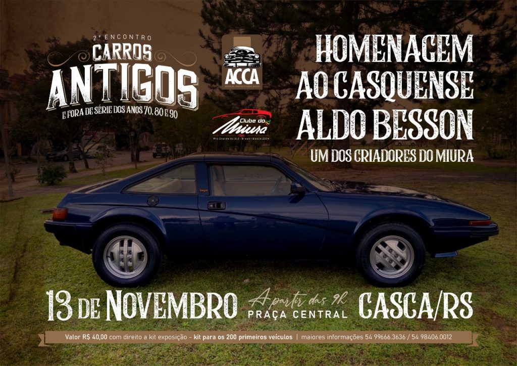 2º Encontro de Antigos e Fora de Série Anos 70, 80, 90 - Casca/RS ...